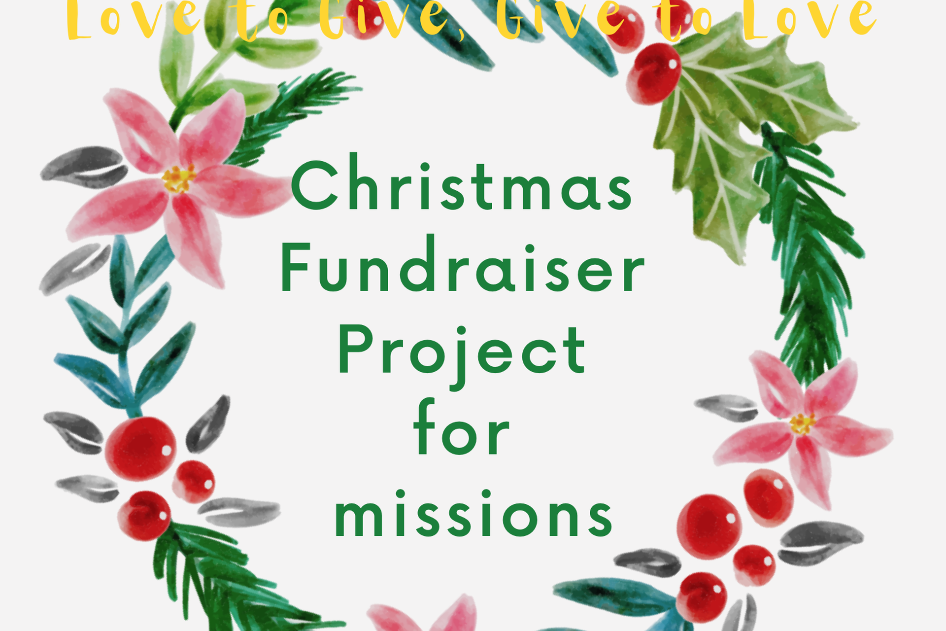 2020 Christmas Fundraising for Missions - Giving.OEM